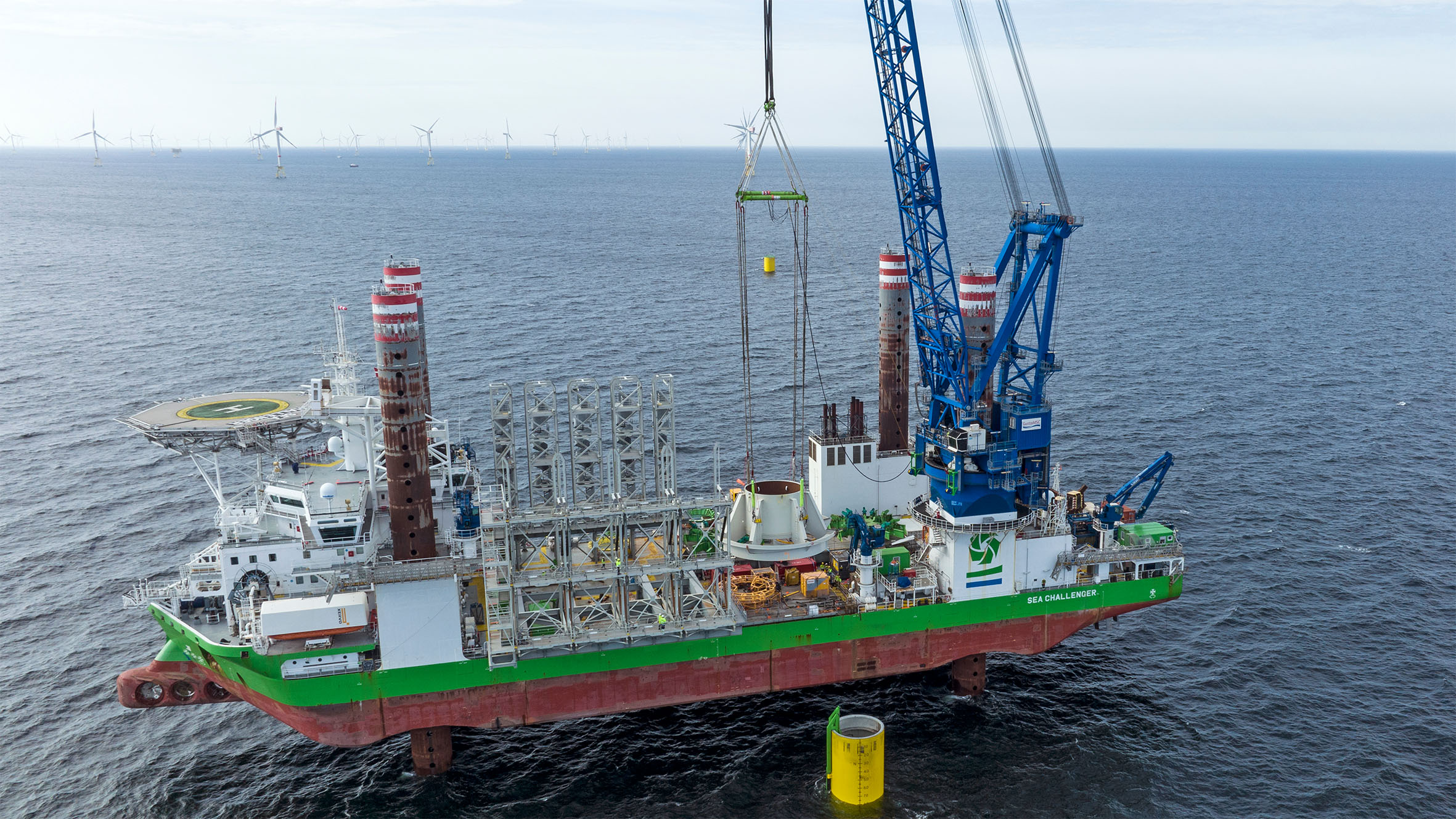 Menck supports monopile collar Installation at Kaskasi Offshore wind ...