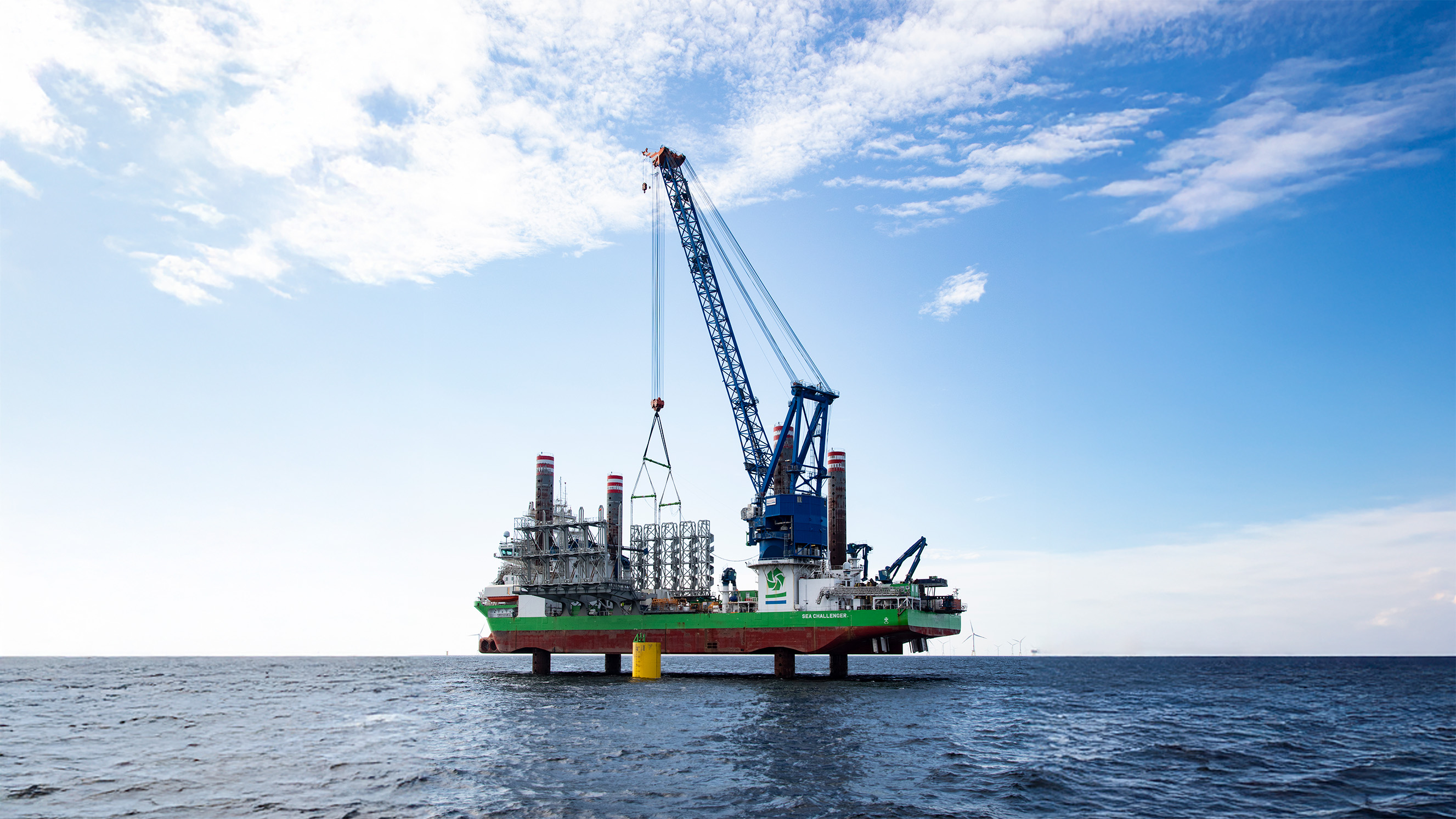 Menck supports monopile collar Installation at Kaskasi Offshore wind ...