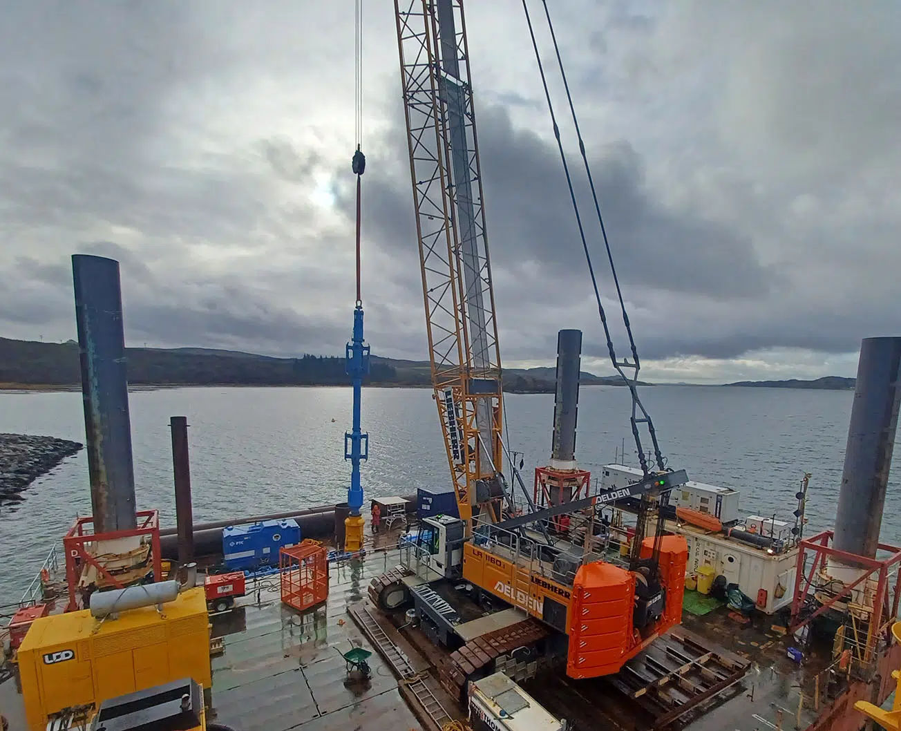 LDD provides drilling services to George Leslie on the Kennacraig port ...