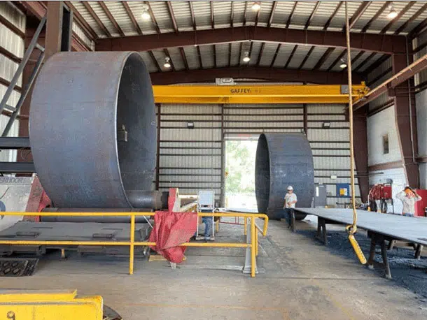 Suction pile fabrication on the way for King's Quay FPS | Acteon