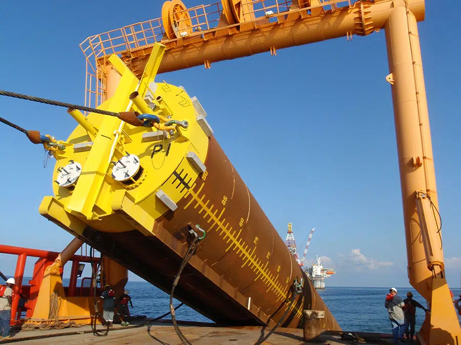 Which foundation options are available to secure the pipeline ...