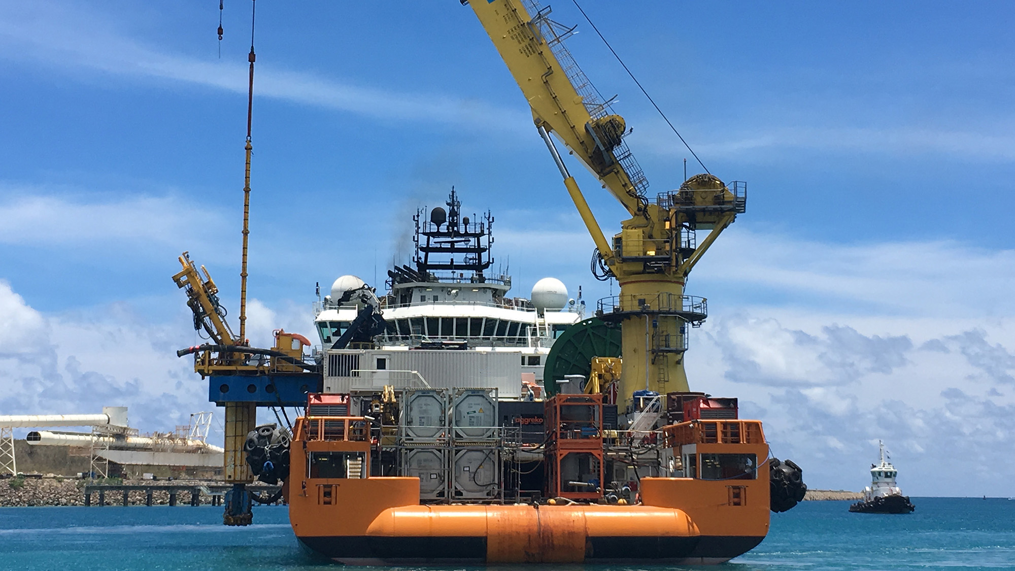 World-first offshore anchor pile installation using drill rig with ...